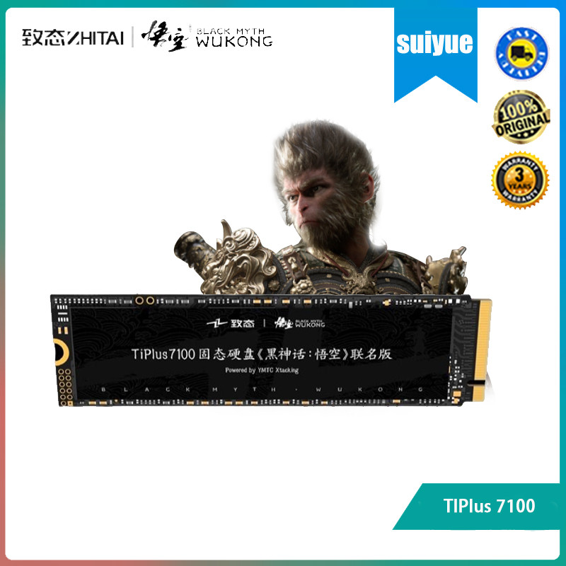 ZHITAI TIPlus 7100 Black Myth Wukong Co branded NVME M.2 New Solid State Drive | Shopee Philippines