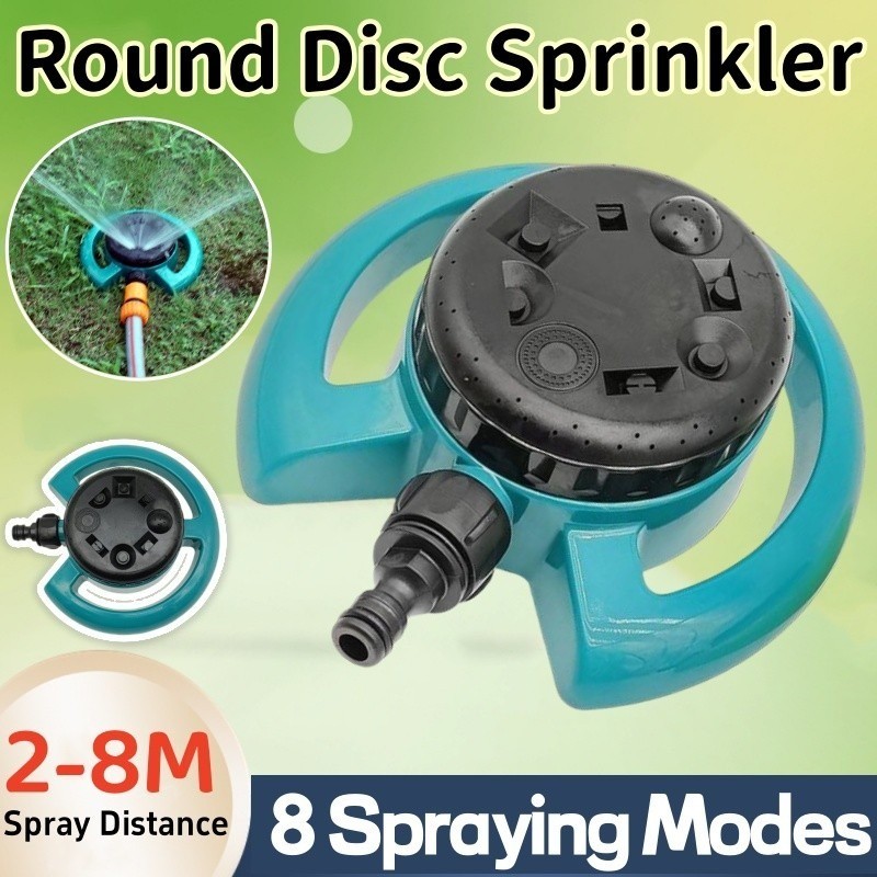 Garden Sprinkler 360° Automatic Rotating Adjustable Water Sprinkler ...