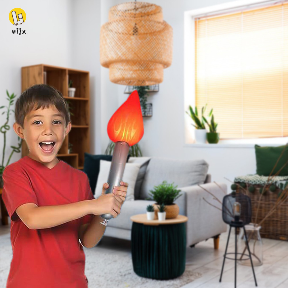 Inflatable Olympic-Style Torches LED Flames Flickering Lantern ...