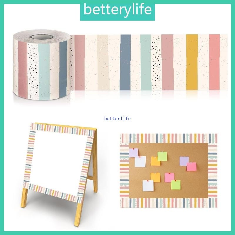 BTF Stripes Bulletin Board Border Bulletin Border Trim Colorful ...