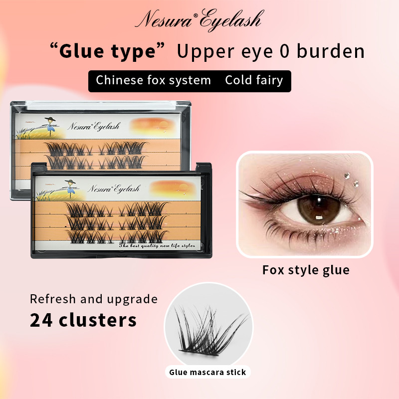 New Chinese Style Fox Style Thick False Eyelashes Light Luxury Flying ...