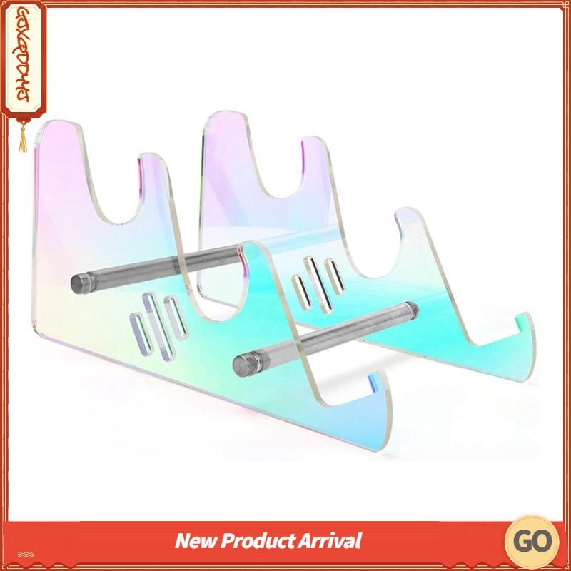 3 Tiers Display Keyboard Holder Transparent Acrylic Keyboard Stand ...