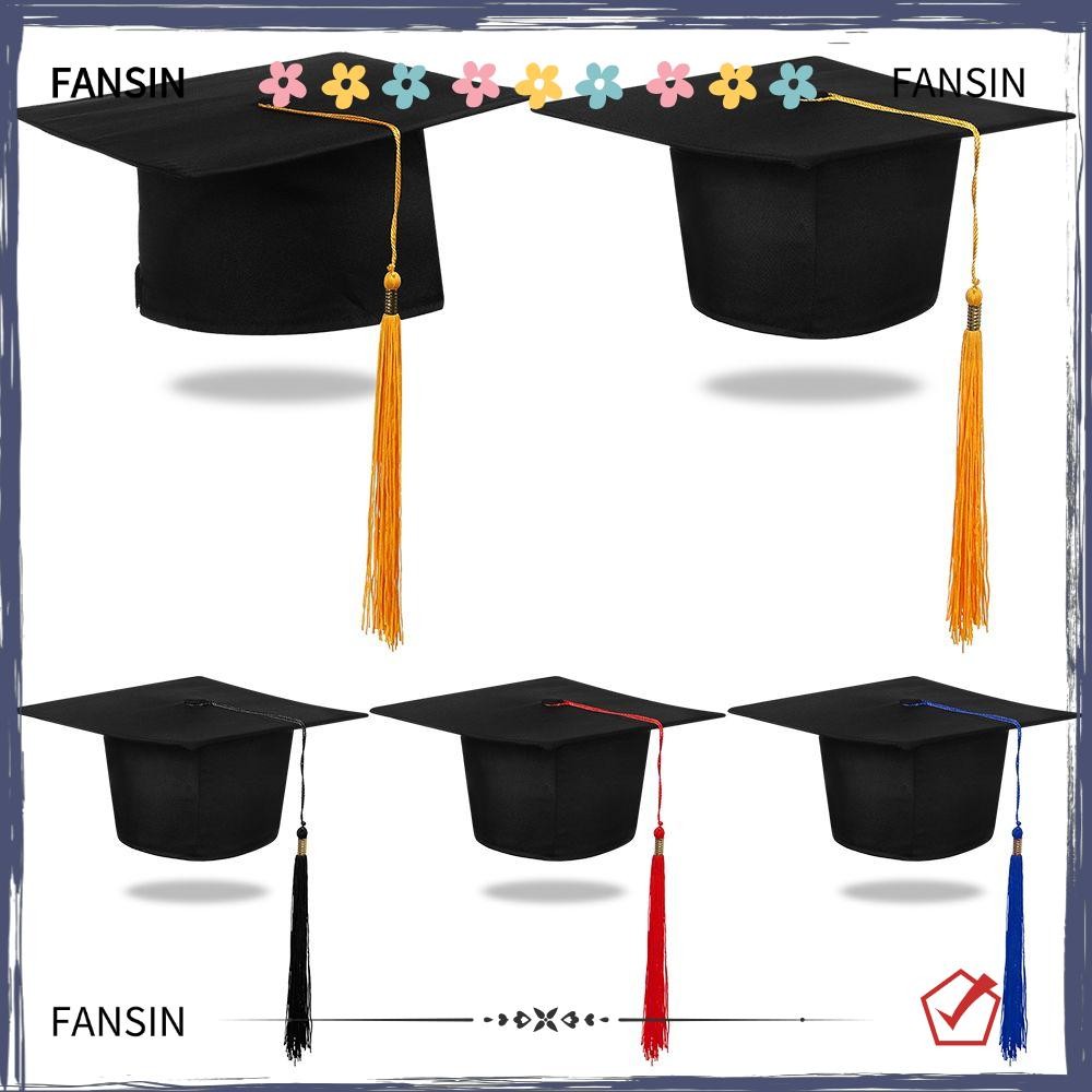 FANSIN Graduation Hat, Congrats Grad Degree Ceremony Mortarboard Cap ...