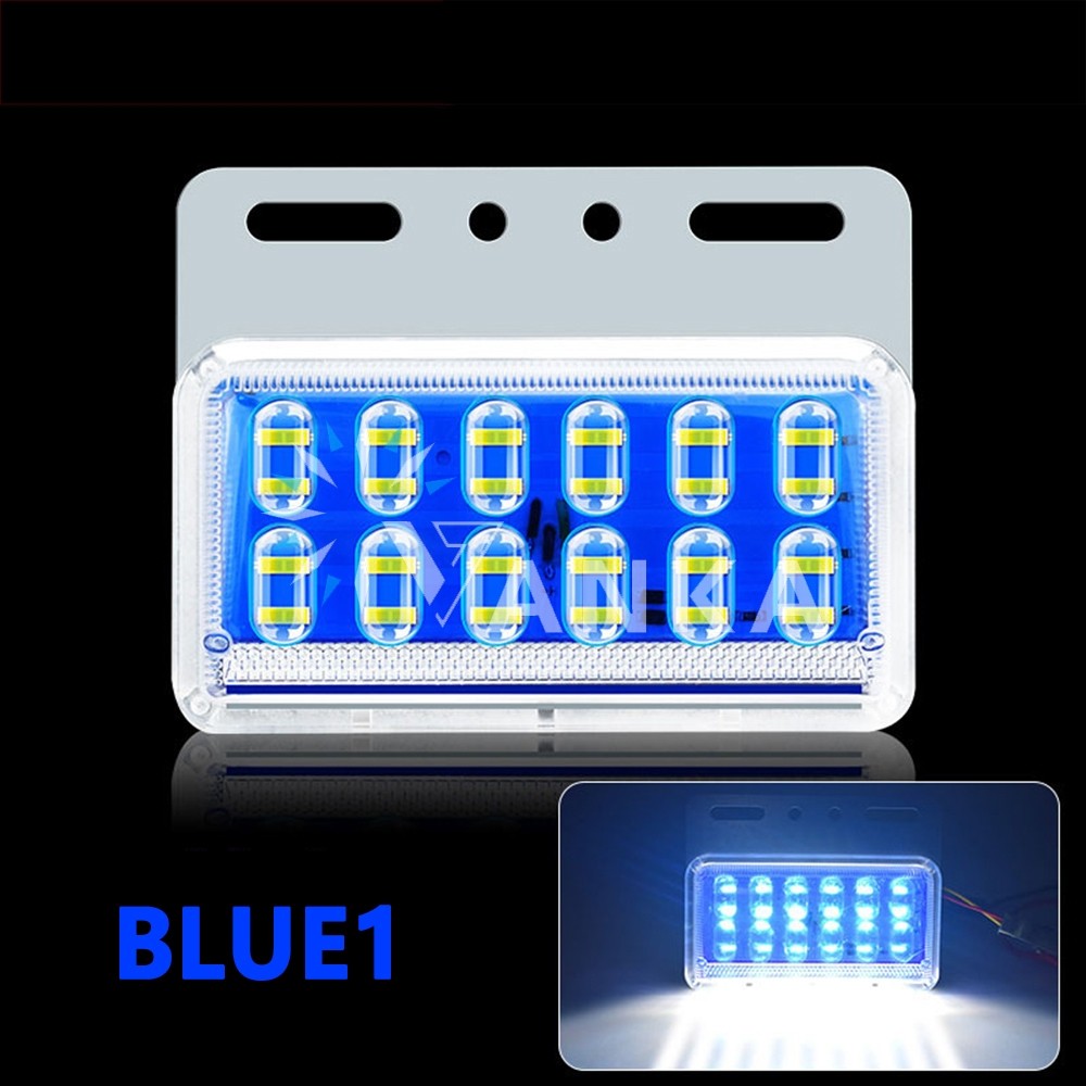 24V LED Truck Side Light Clearance light Side Marker Light bus boat ...