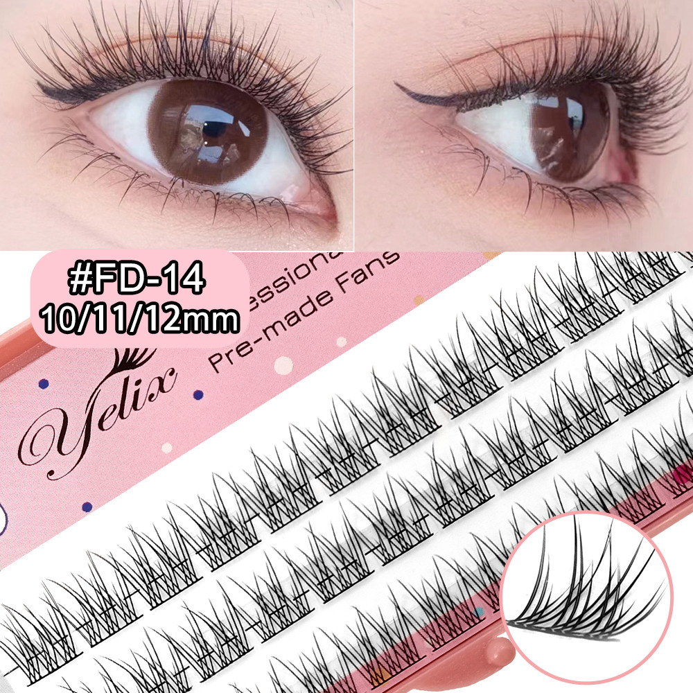 3 rows of 60pcs false eyelashes High capacity natural eyelash clusters ...