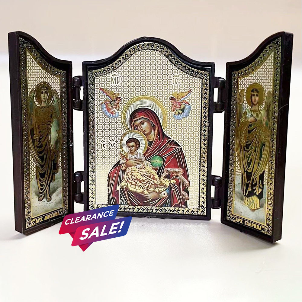 Mimi CLEARANCE SALE Religious Plastic Ornament Small Frame with Opening ...