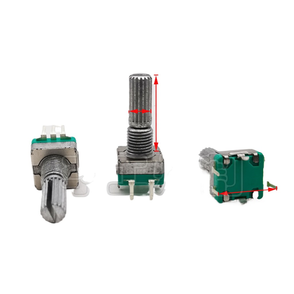 Welding machine digital adjustment encoder with switch EC11 5-pin ...