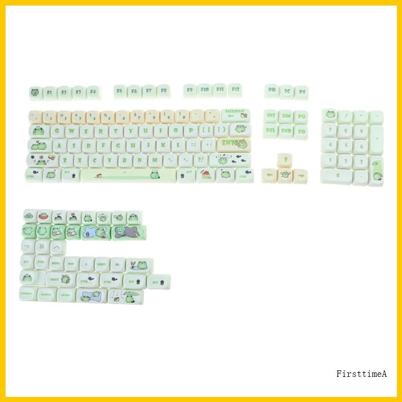 Fir Green Frog Keycap Dyes Sub Keycaps Full Set Keycap Dyes Subbed ...