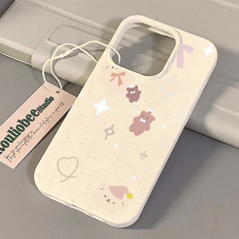 INS White Soft Case Anti-Fall Phone Case for iPhone 16 Promax 15 Promax ...