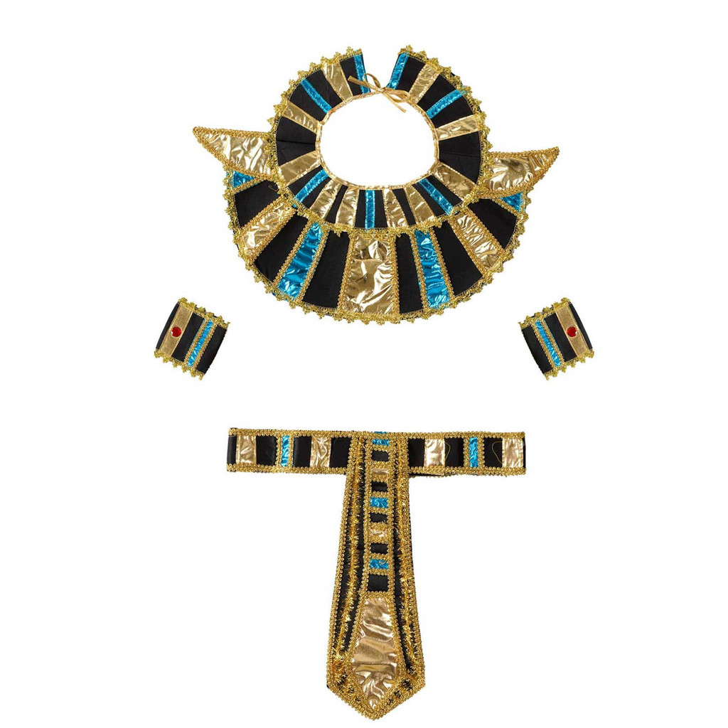 Wyl Egyptian Pharaoh Priest King Cosplay Costume Accessories Adult ...