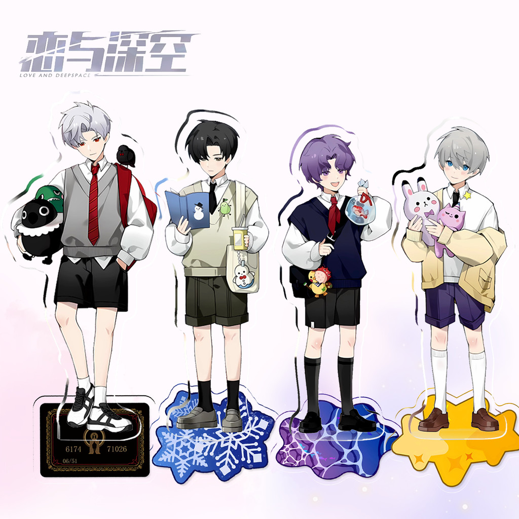 Love and Deepspace Juvenile Series Acrylic Stand Sylus Xavier Zayne ...