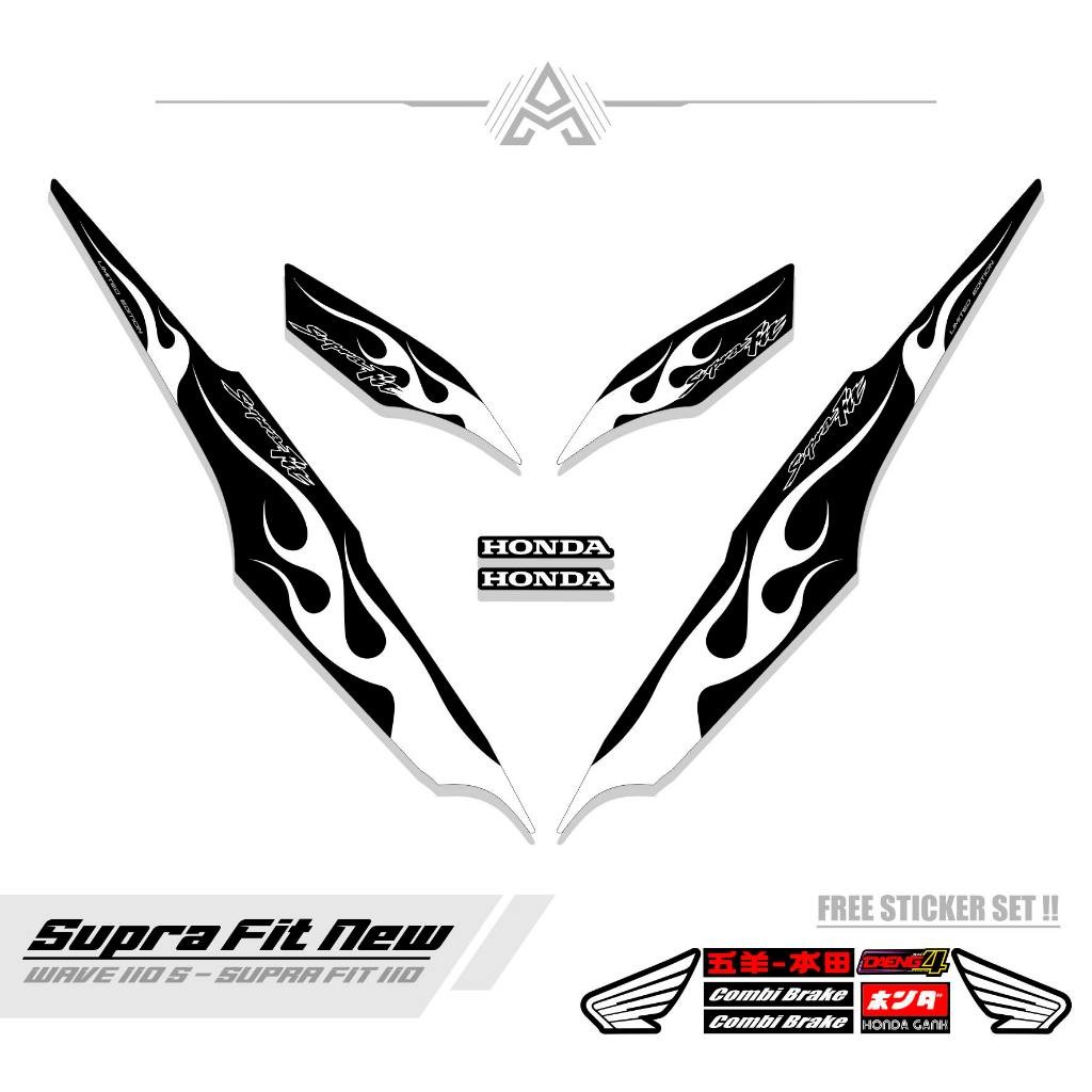 Striping SUPRA FIT NEW / MTF 43 / WAVE 110 S / STICKER SUPRA FIT 110 ...