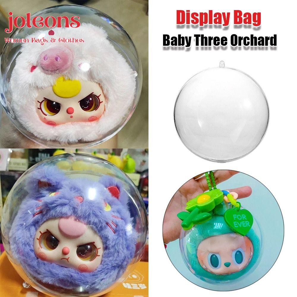 JOLEONS Doll Outdoor Bag, Acrylic Pop Mart Labubu Doll Display Box ...