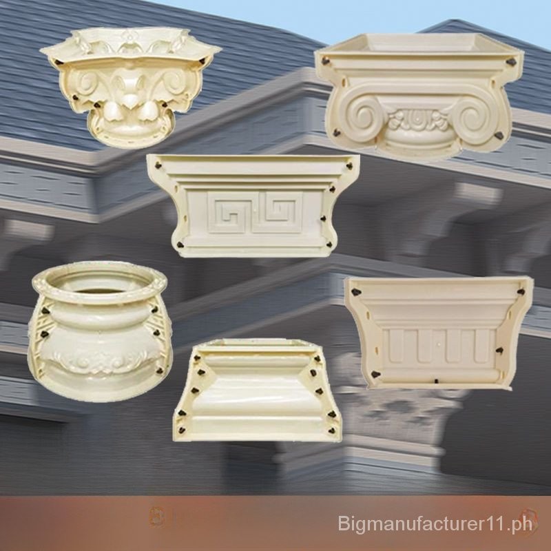 Chapiter Column Foot Mold Roman Column Full Set Cylinder Square Column ...