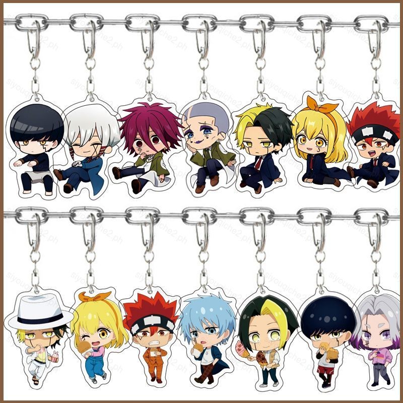 sy Mashle Magic and Muscles cartoon acrylic key holder keychain Lance ...