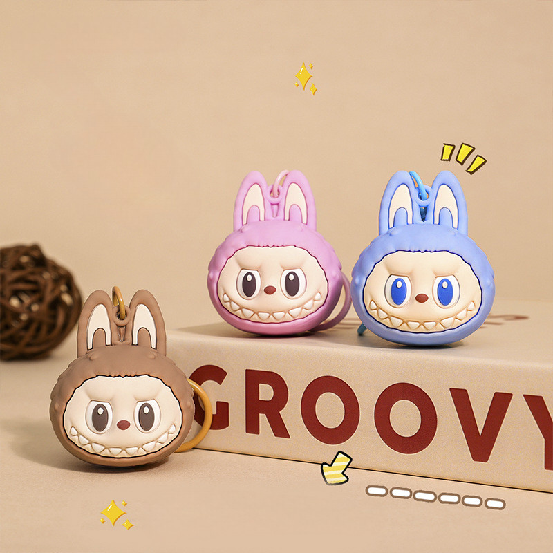 Hot Labubu Keychain Pink Blue Brown Model 2024 New Pop Mart Labubu Doll ...