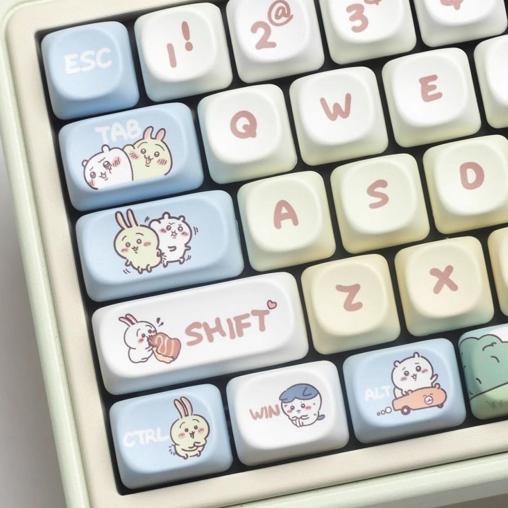 Xiao Ba Chiikawa MOA Profile Keycaps Thermal Sublimation PBT Material ...