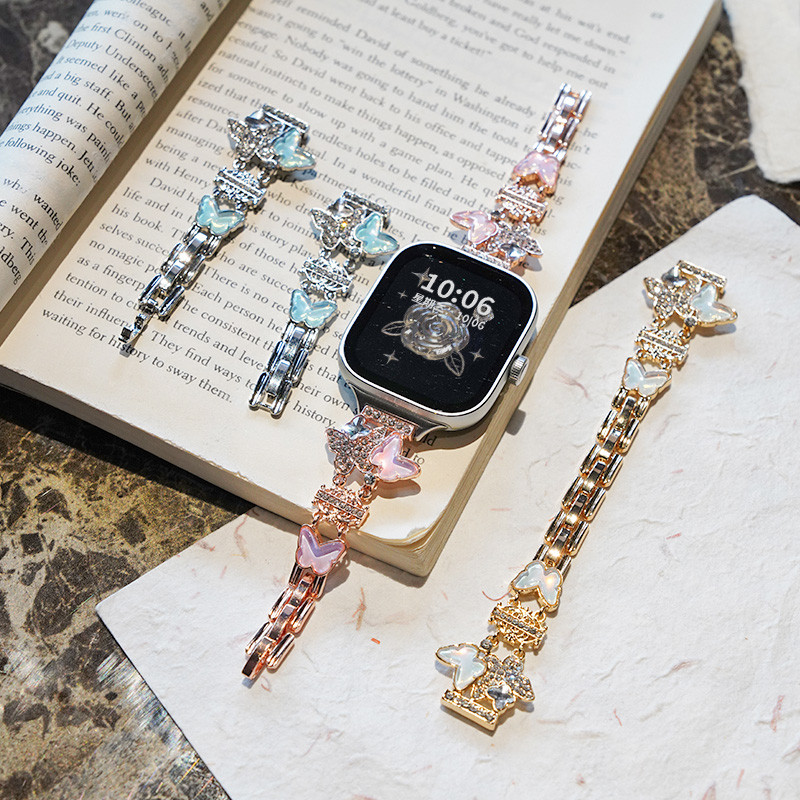 Bling Butterfly Girl's Watch Strap for Xiaomi Redmi Watch 5 Active ...