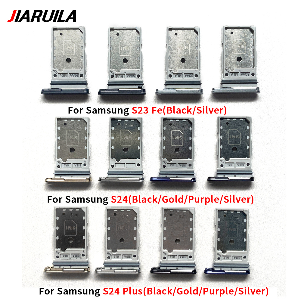 SIM Card Tary For Samsung S24 Plus Ultra S23 Fe Sim Card Tray Slot ...