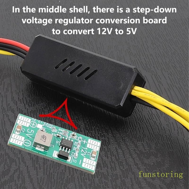 FUN Motherboards CPU 4Pin to 4Pin Molex Power Transfer Cable for ...