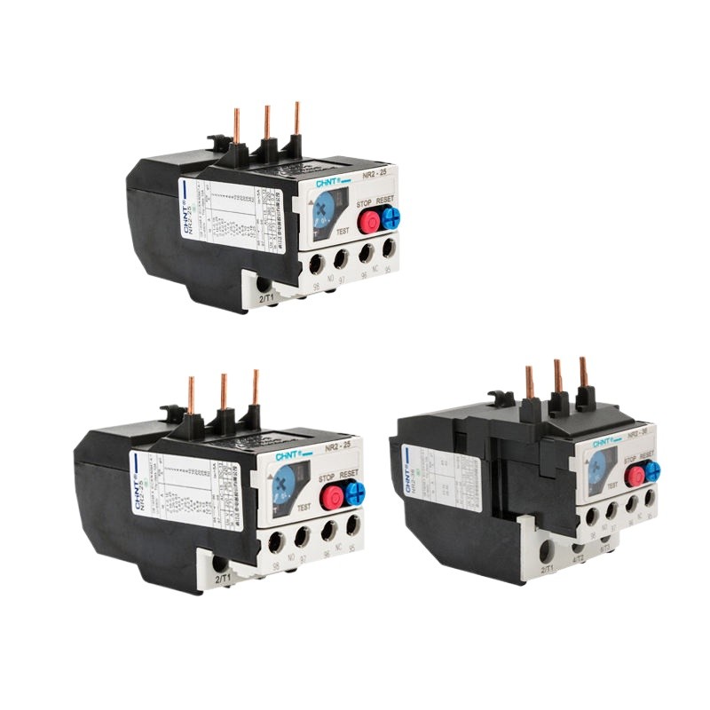 Chint thermal relay overload protection 220V three-phase motor thermal protector 380 motor ...