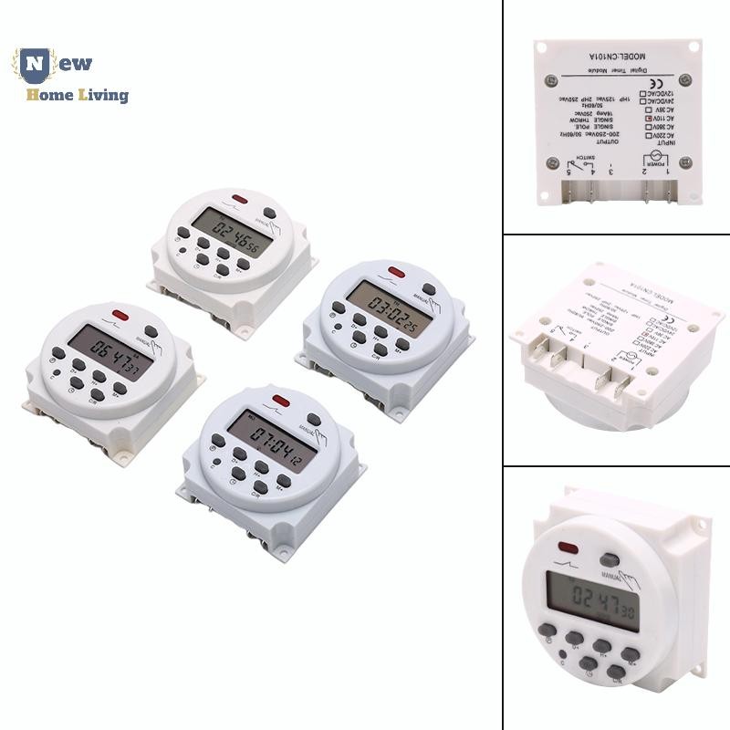 NHL> CN101A 12V 24V 110V 240V Digital LCD Power Timer Switch Relay Nice ...