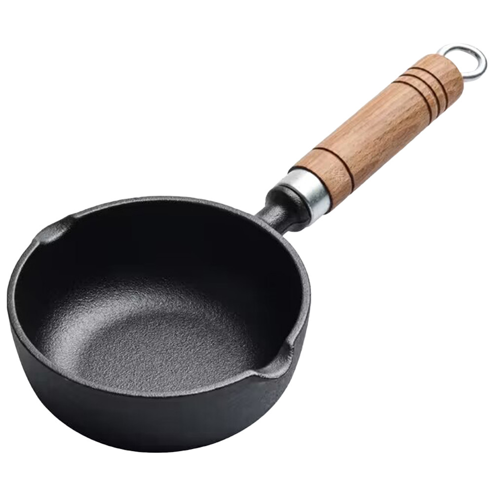 Small iron pan hot oil small pan deep and large cast iron omelette pan ...