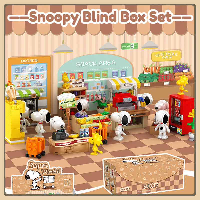 Snoopy Blind box serise building block toys，Model Toys Gifts Building ...
