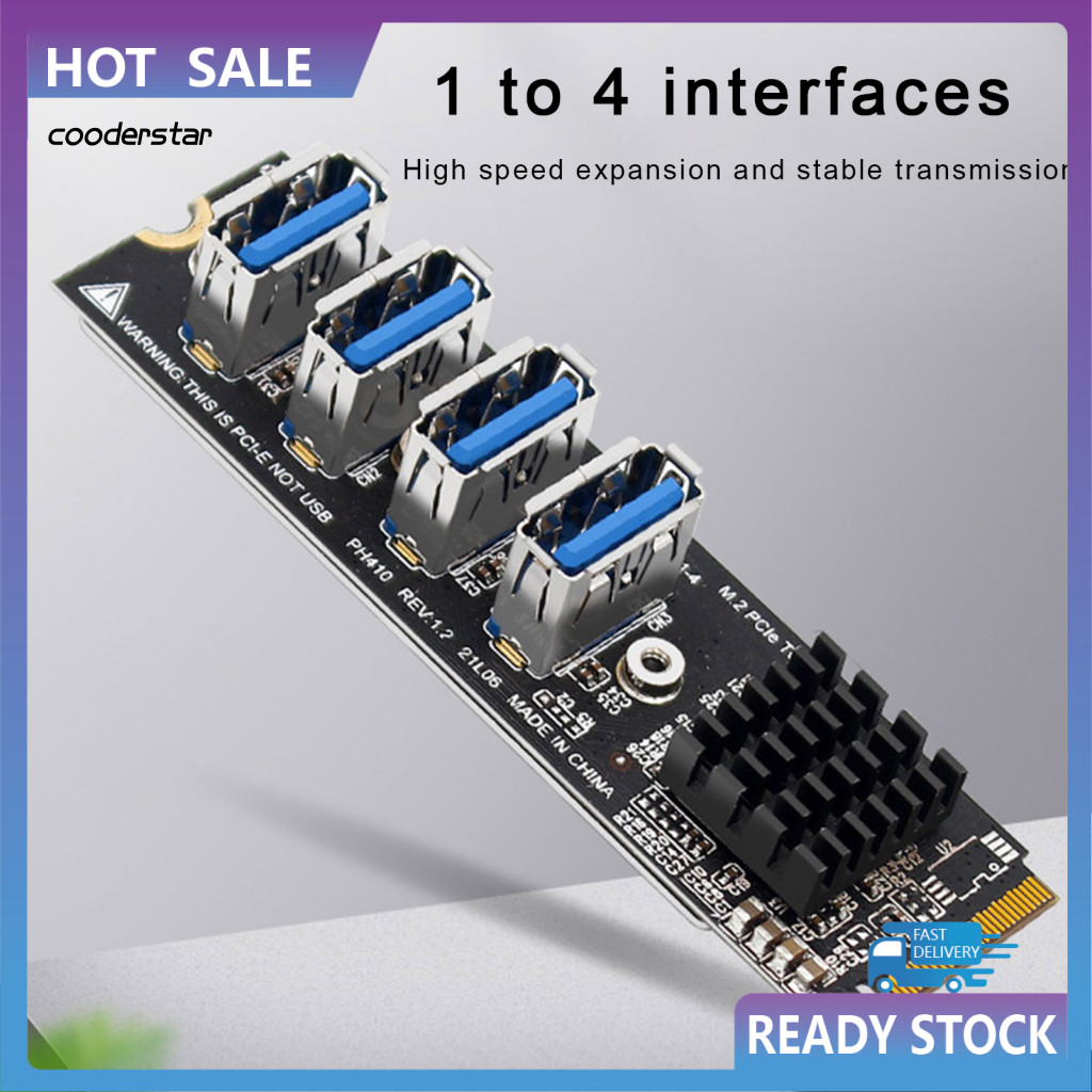 COOD Multi-port Pcie Adapter M.2 M Key Pcie Adapter High Speed M.2 to ...