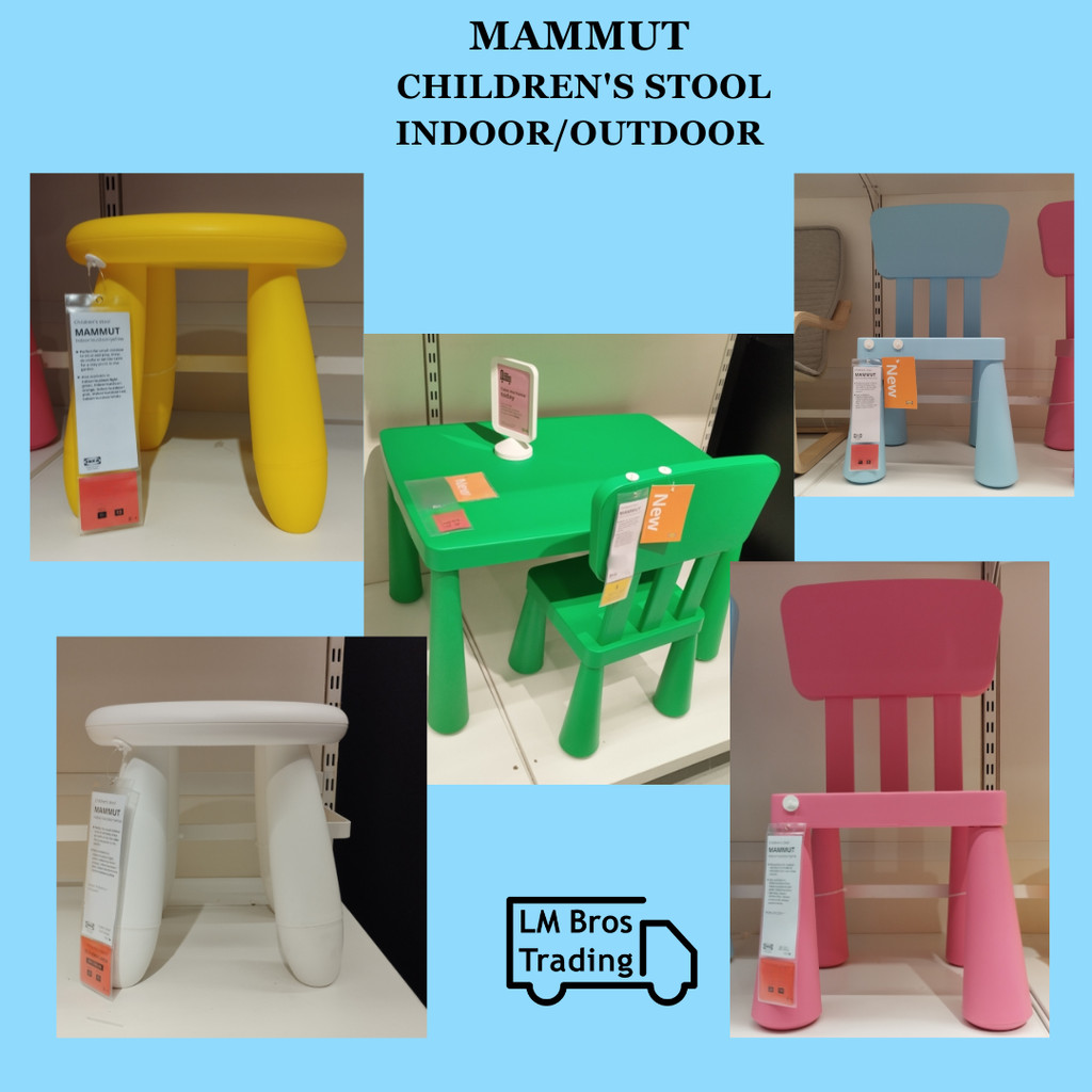 Mammut Children's chair/stool, indoor/outdoor | Shopee Philippines
