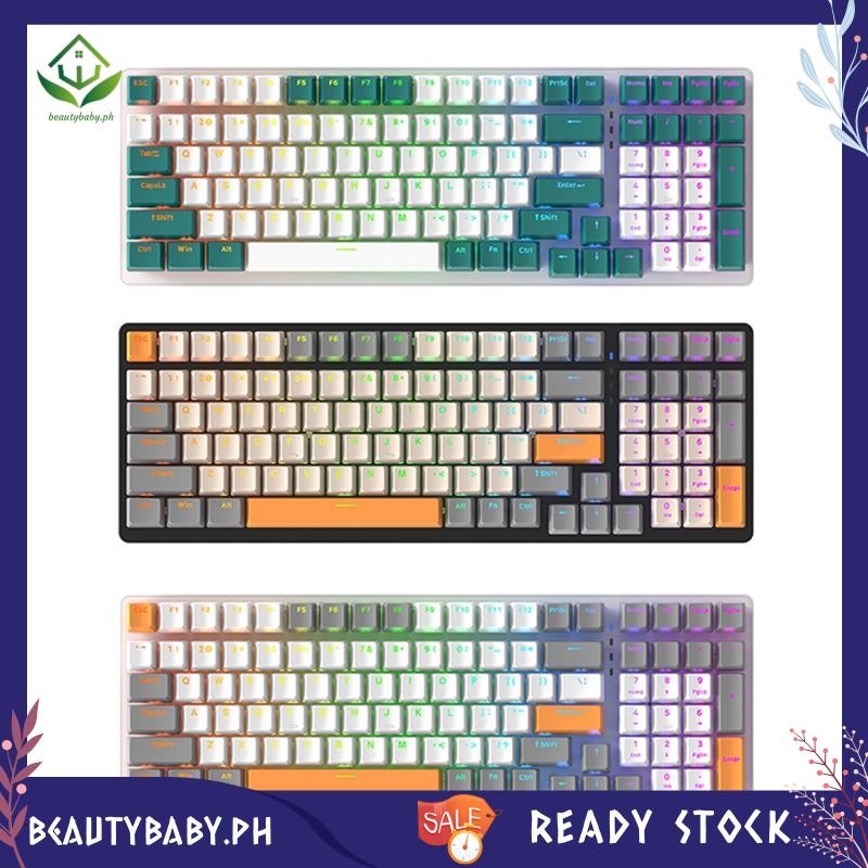 [beautybaby.ph] ZIYOULANG Mechanical Keyboard 100 Keys 98% Layout ...