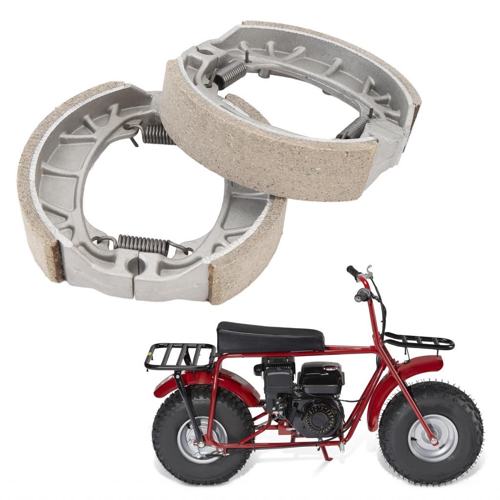 Calinodesign Mini Bike Brake Pads Shoe Drum Aluminum Alloy Semimetal ...