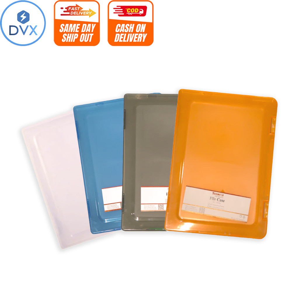 DVX Scorr Plastic File Case Long Documents Organizer #8120 | Shopee ...