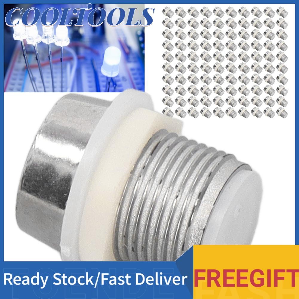 Cooltools 100Set Panel Mount LED Holder 10mm Plastic Light Emitting ...