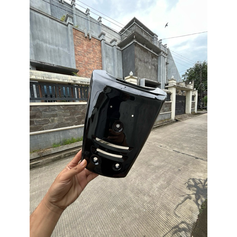 Old black Honda Supra x motorbike front panel shield JAYA MOTOR PARTS ...