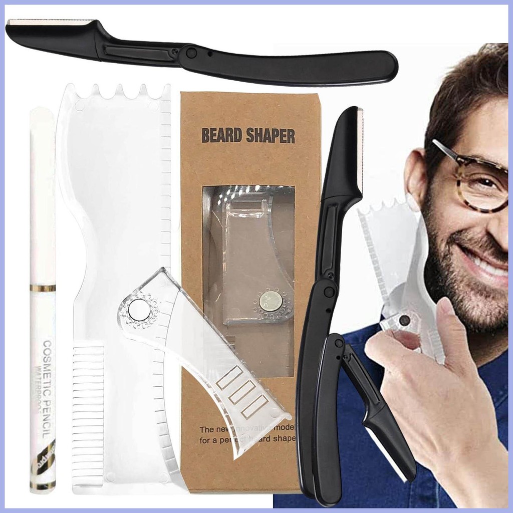 Beard Shaping Tool Transparent Beard Template for Men Styling Tools ...