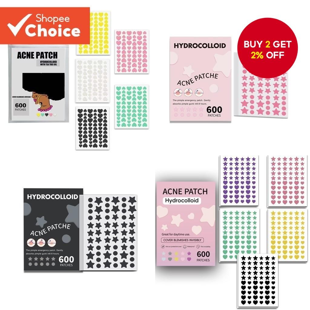 Pimple Patches For Face, Hydrocolloid Acne Patches For Covering Zits ...