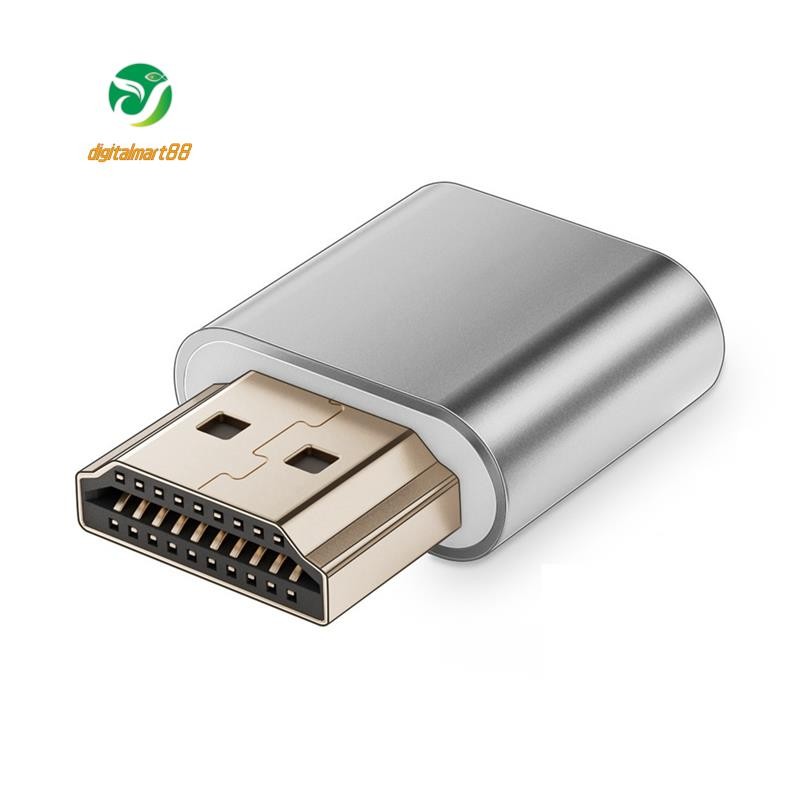 -compatible Dummy Plug 4K HDR Virtual Monitor EDID Emulator Headless ...