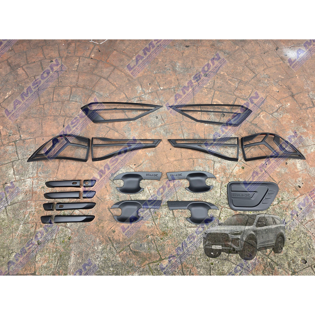 Isuzu MU-X MUX 2nd Generation 2025 - 2026 Black Garnish Combo | Shopee ...