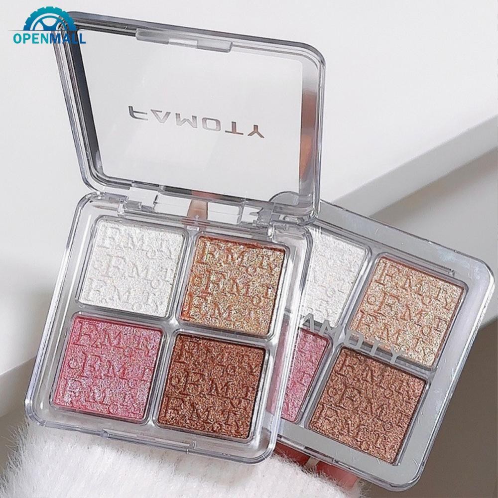 OPENMALL 4-color Natural Face Blush Highlight Shadow Makeup Matte Fine ...