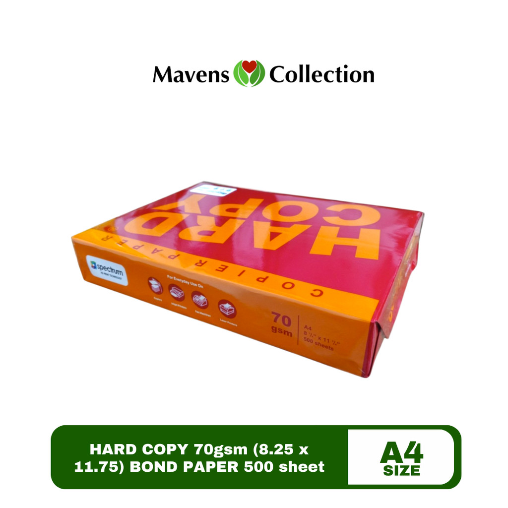 HARD COPY BOND PAPER 70gsm (A4/A3/SHORT/LONG) | Shopee Philippines