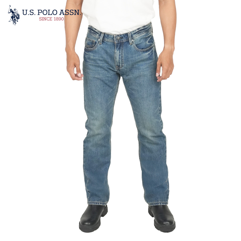 U.S. Polo Assn. Men's Denim Pants Low & Lean Fit Pants U18X1614 ...