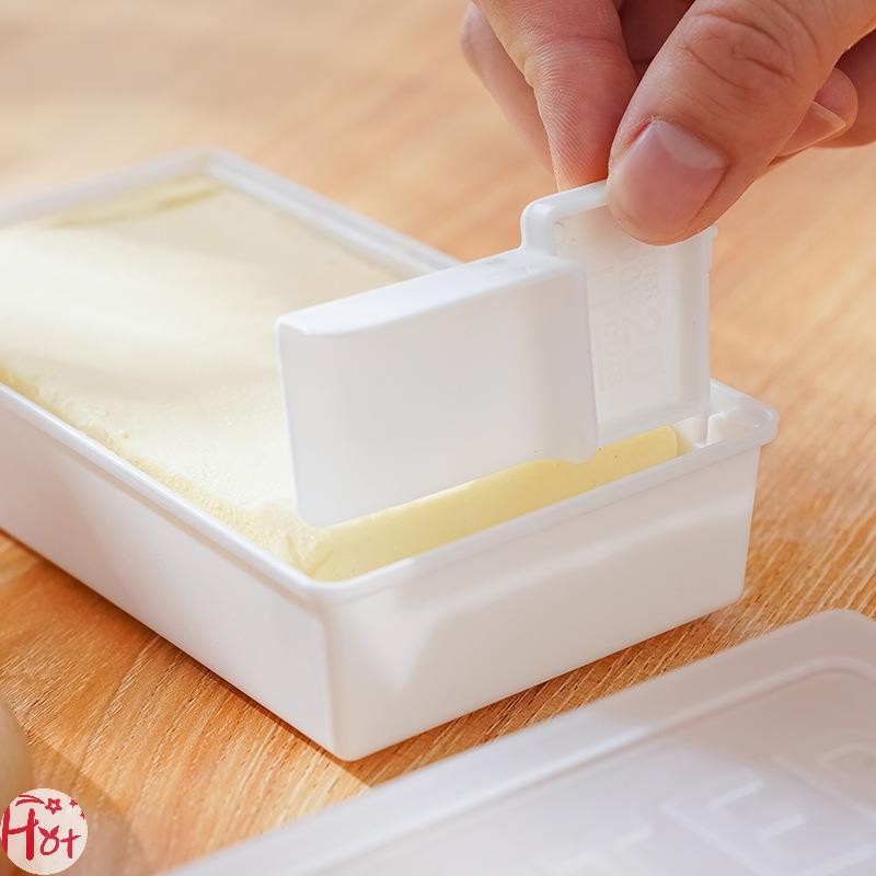 TheWood 1Pc Butter Dish With Cover Butter Fresh-keeping Box With Cutter ...