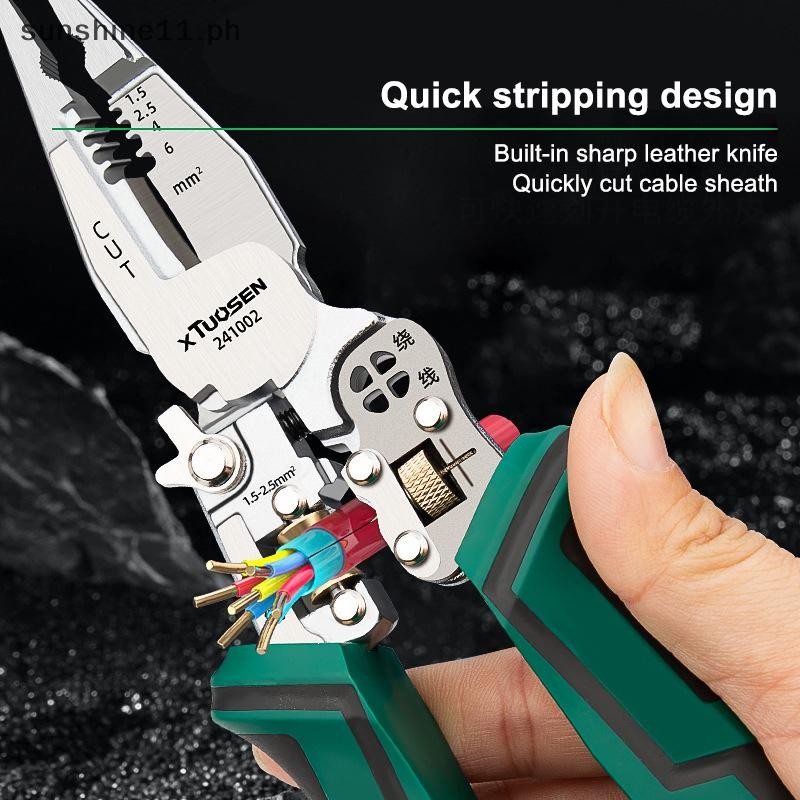 sunshine 10 In 1 Wire Strippers With Electricity Measurement Function ...