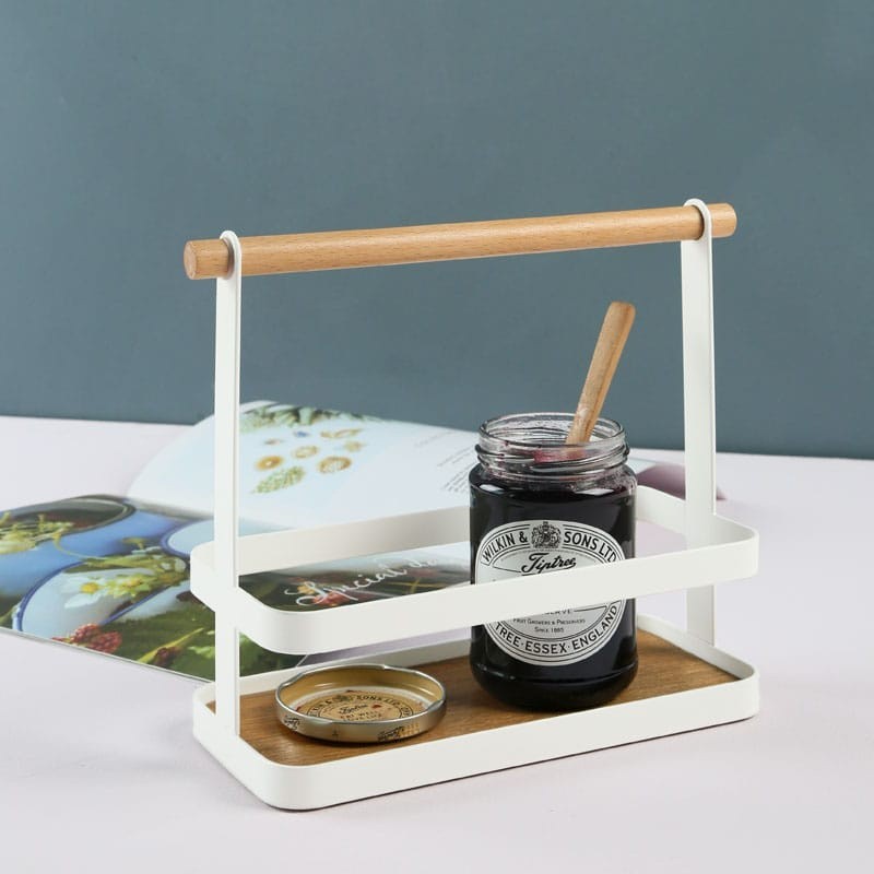Japanese Style Table Top Spice Rack / Seasoning Rack / Black Steel ...