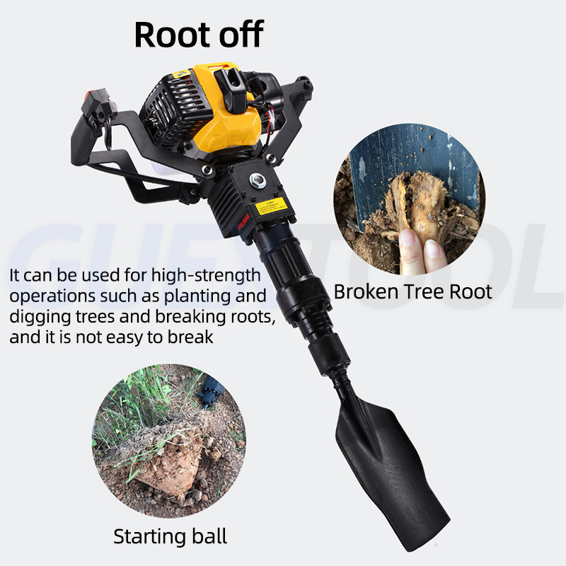 1250W Light 2-stroke Digger Earth Augers Multifunctional Tree Digging ...