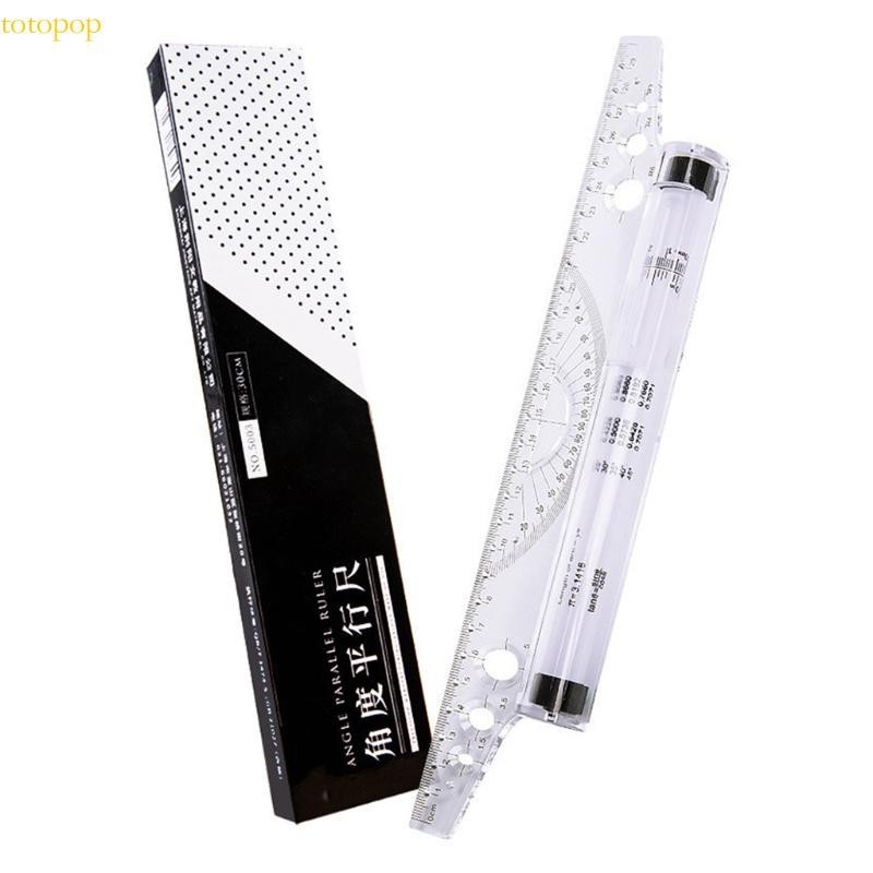 Top 12 Portable Parallel Ruler with Trigonometric Function Table for ...