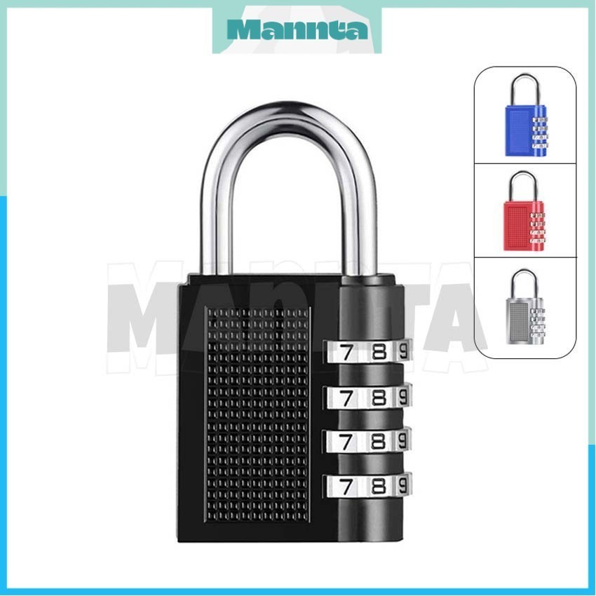 Zinc Alloy Combination Padlock Digital Padlock 3-4 Number Padlock ...