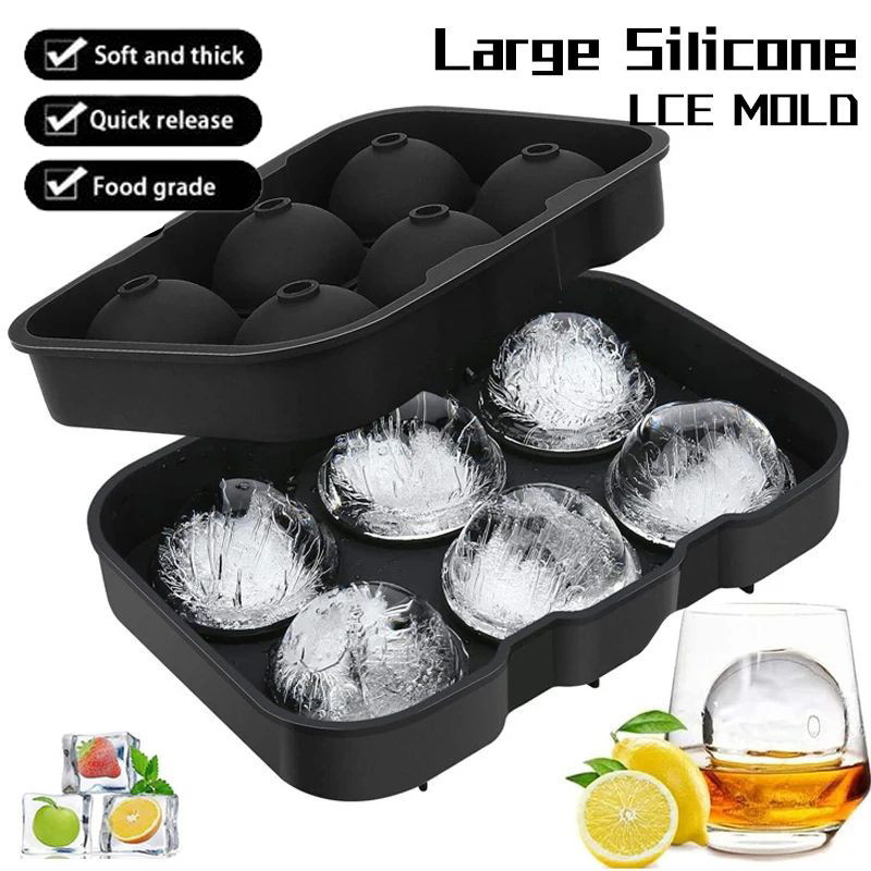 Square Ice Tray Mold / Food Grade Silicone Ice Cube Square Tray Mold ...