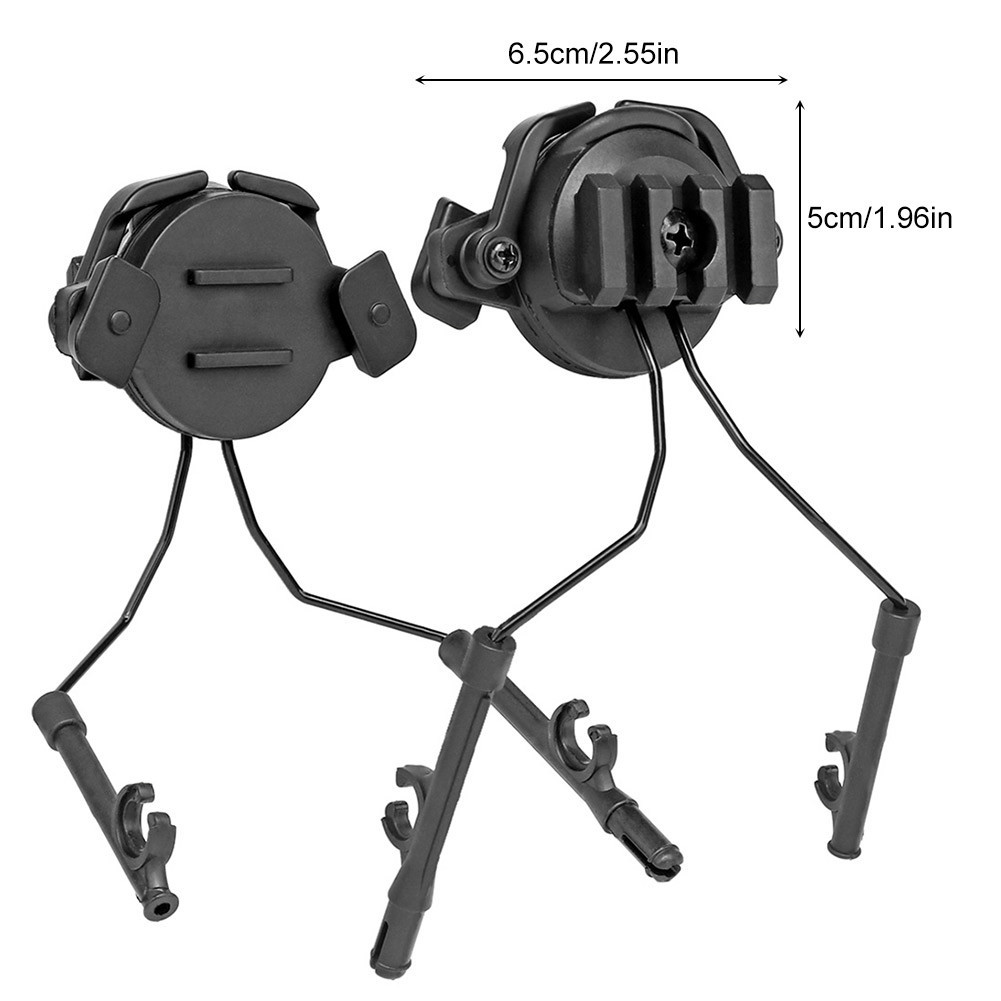 [Tcuteit.ph] Headset Helmet Rail Adapter Ox Horn Earmuff Bracket for 19 ...